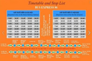 Bus 86 Hanoi City Center – Noi Bai Airport | High-Quality Express Bus